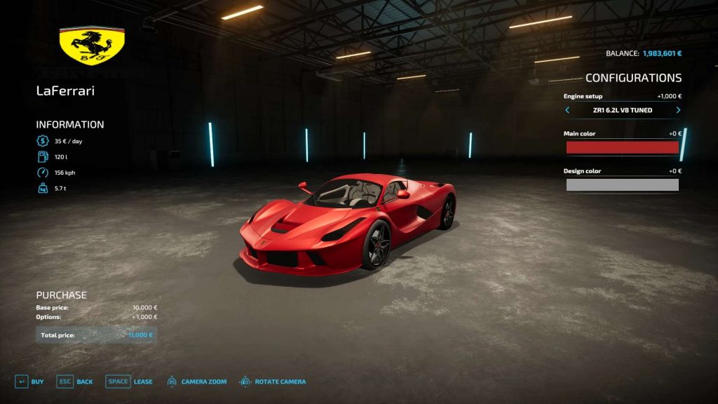 FS22 Ferrari LaFerrari v1.2.0.0 - FS25 Mody | FS22 Mody