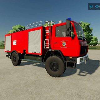FS22 Mercedes Benz LK 1124 AFE Ziegler TLF 16/45 v1.0.0.0 - FS25 Mody ...