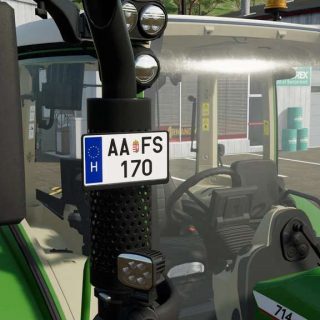 FS22 Węgierskie tablice rejestracyjne (prefabrykowane) v1.0.0.0 - FS25 ...