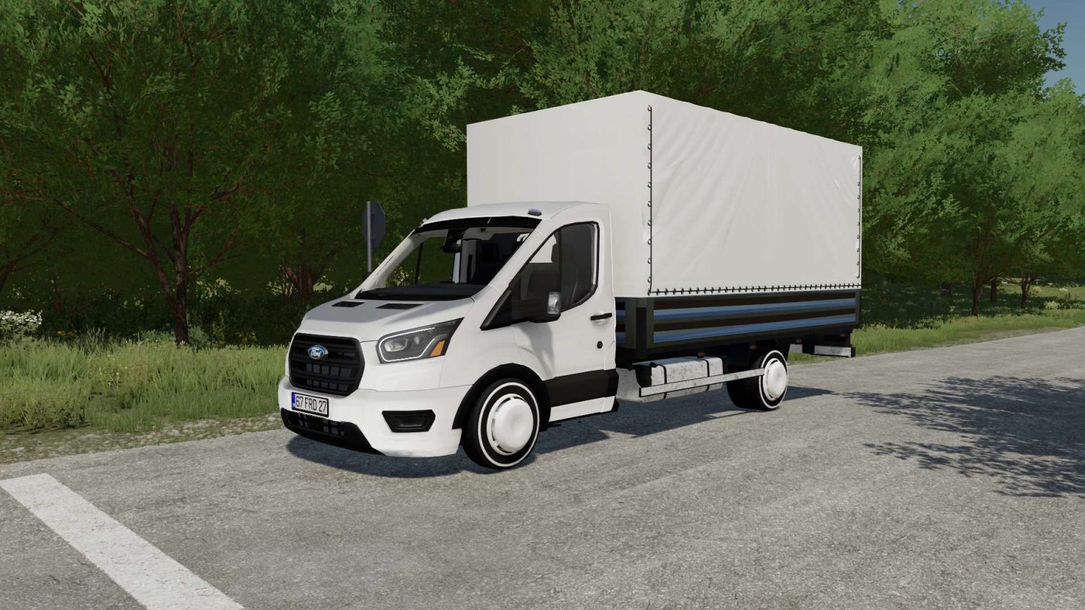 FS22 FORD TRANSIT 2020 v1.0.0.0 - FS25 Mody | FS22 Mody