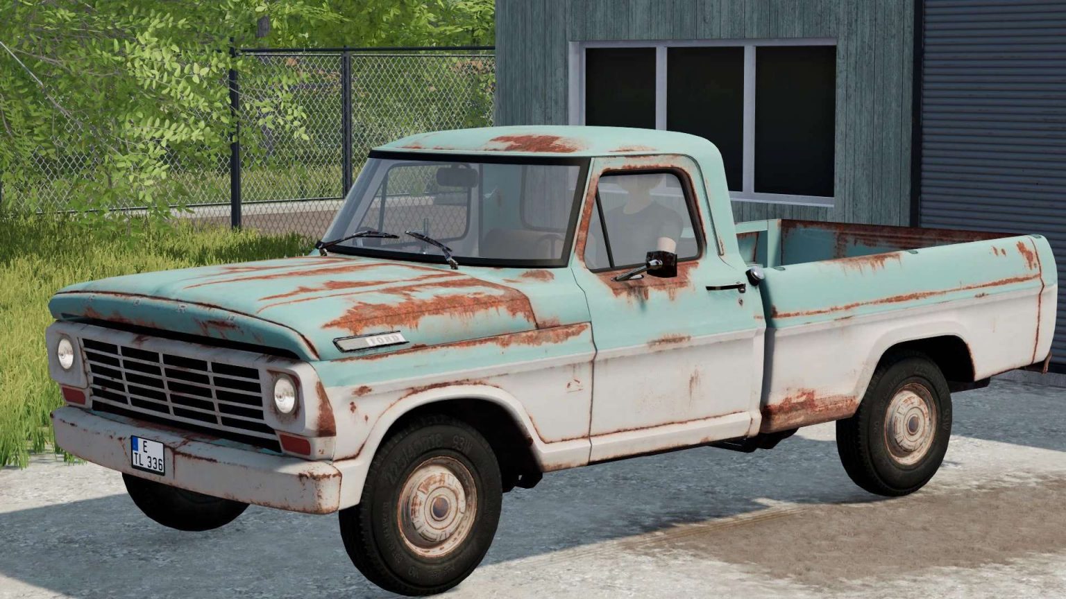 FS22 1967 Ford Rusty Pickup v1.0.0.0 - FS25 Mody | FS22 Mody