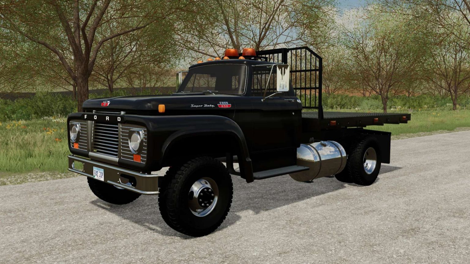 FS22 1964 Ford T850 Pług płaski v1.1.0.0 - FS25 Mody | FS22 Mody