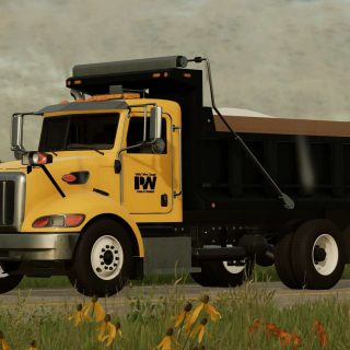 FS22 Peterbilt 340 Meyer Tailgate Salter v2.0.0.0 - FS25 Mody | FS22 Mody