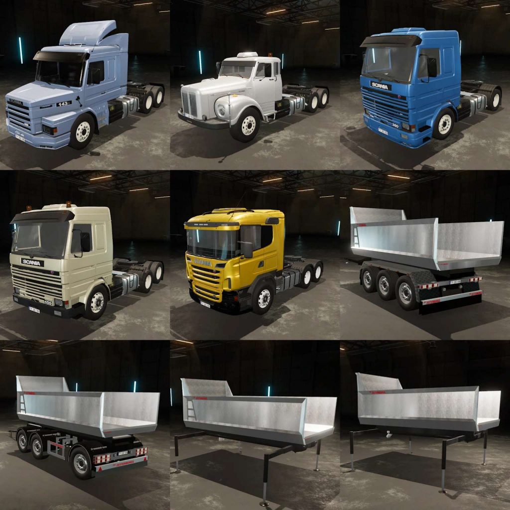 FS22 Stara generacja Scania Pack v1.0.0.7 - FS25 Mody | FS22 Mody