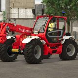 FS25 Merlo Multifarmer 449 Straż Pożarna v1.0.0.0 - FS25 Mody | FS22 Mody