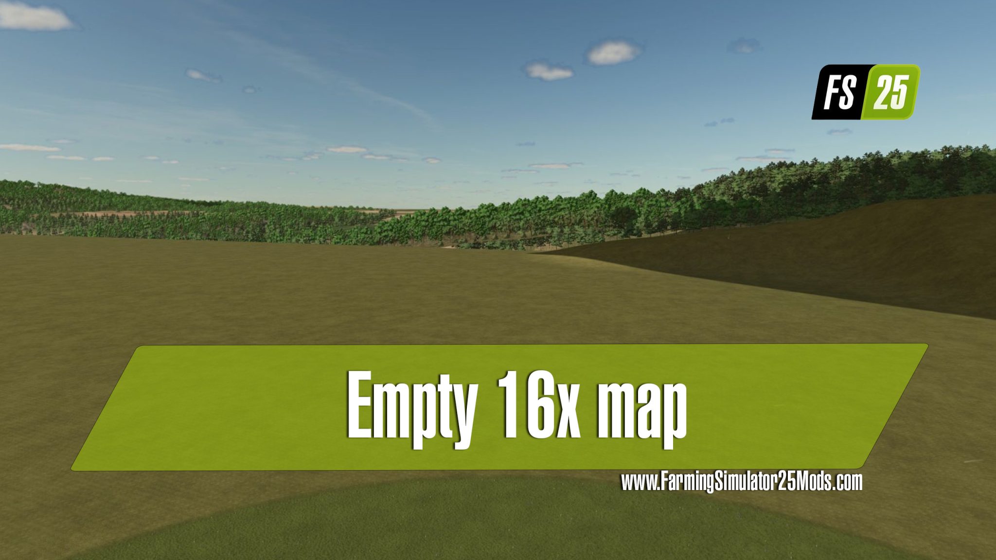 FS25 Pusta mapa 16x v1.0.1.0 - FS25 Mody | FS22 Mody
