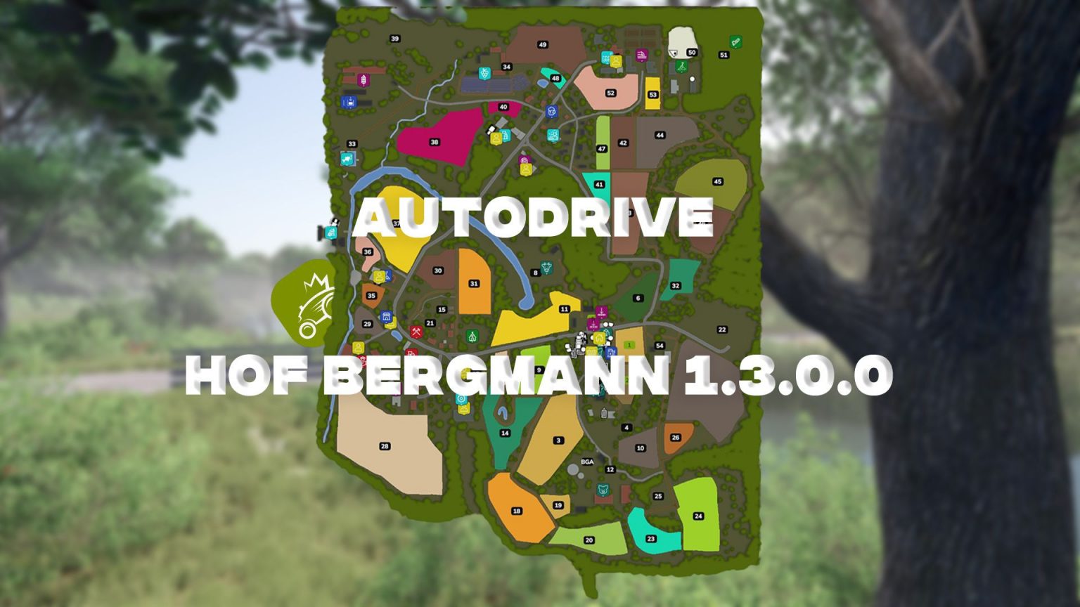 FS25 Autodrive Hof Bergmann 1.3.0.0 V1.0.1.0 - FS25 Mody | FS22 Mody